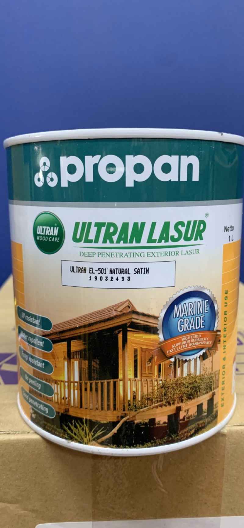 Promo Cat Politur Propan Ultran Lasur El-501 Transparent Colors 1ltr ...