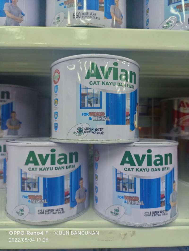 Promo Avian Cat Kayu Dan Besi 500 Cc 1/2 Kg - 470 Diskon 50% Di Seller ...