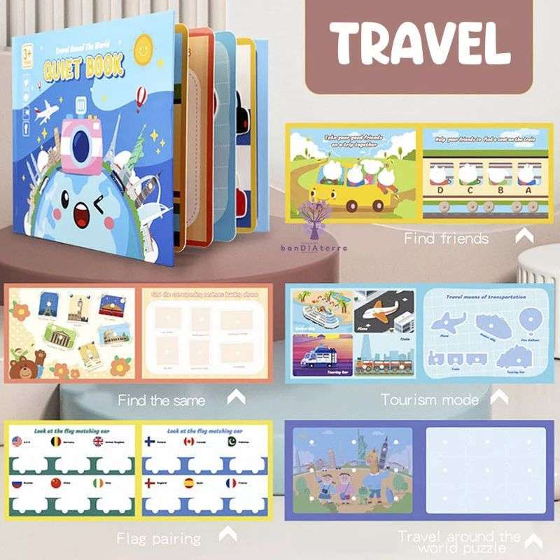 Promo Children Buzy Book - Quiet Book - Buku Aktivitas Keterampilan ...