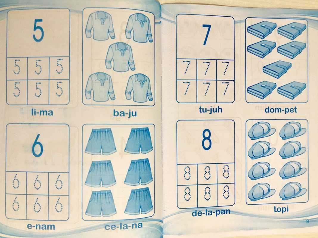 Promo Paket 4 Buku Anak Mengenal Huruf, Angka, Membaca Dan Penjumlahan ...