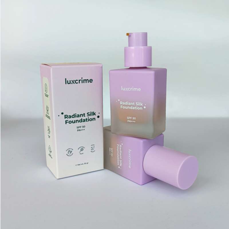 Jual Luxcrime Radiant Silk Foundation Spf 50 Pa+++ 30gr - C01 Di Seller Linda Kosmetik Palembang ...