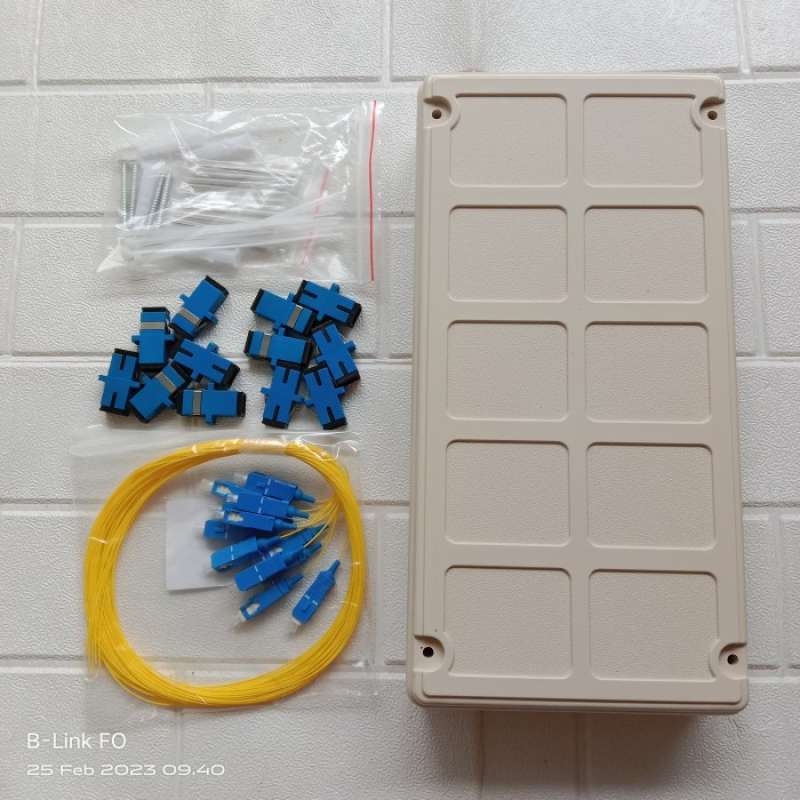 Promo Otb 12 Core Lengkap Pigtail / Otb Wallmount /odf Wallmount Fiber ...