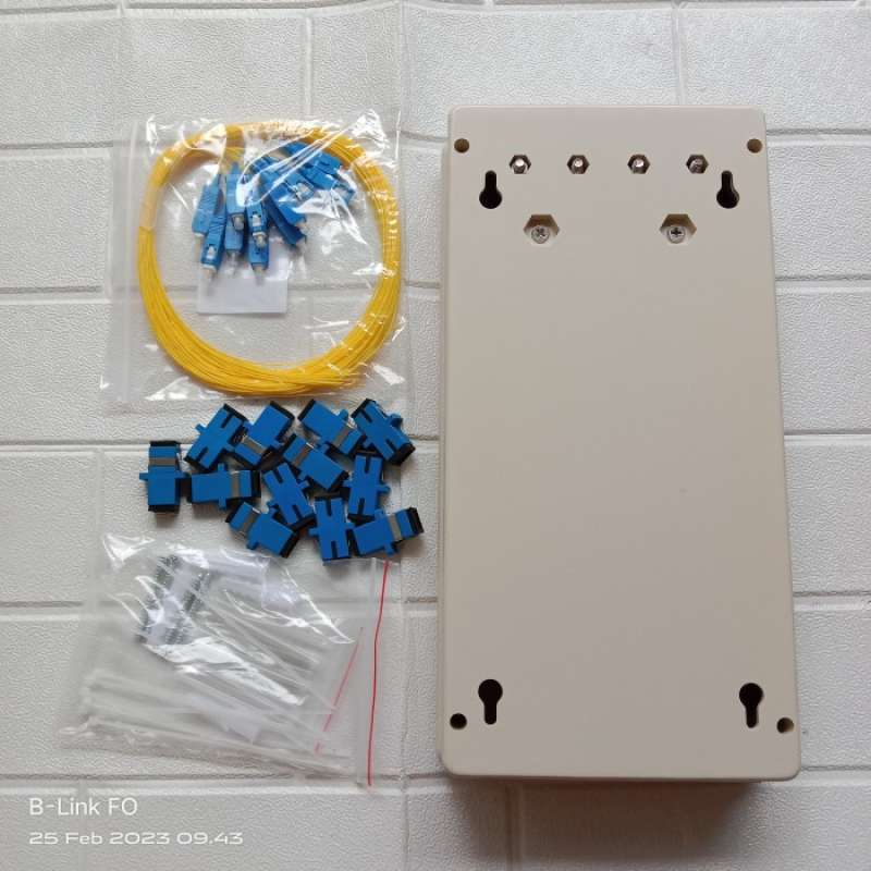 Promo Otb 12 Core Lengkap Pigtail / Otb Wallmount /odf Wallmount Fiber ...