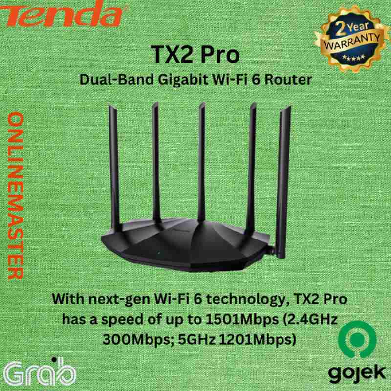 Promo Tx2 Dual-band Gigabit Wi-fi 6 Router Diskon 23% Di Seller ...
