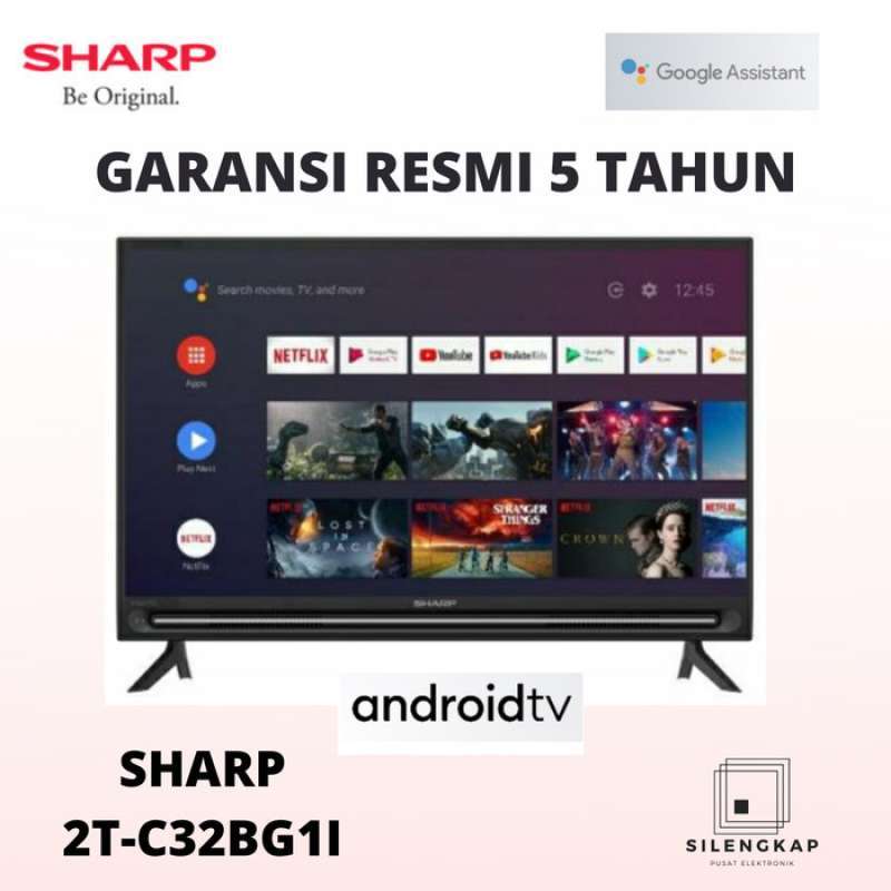Promo Tv Sharp 32 Inchi Android Tv 2t-c32bg1 Resmi - 32eg1 Diskon 4% Di ...