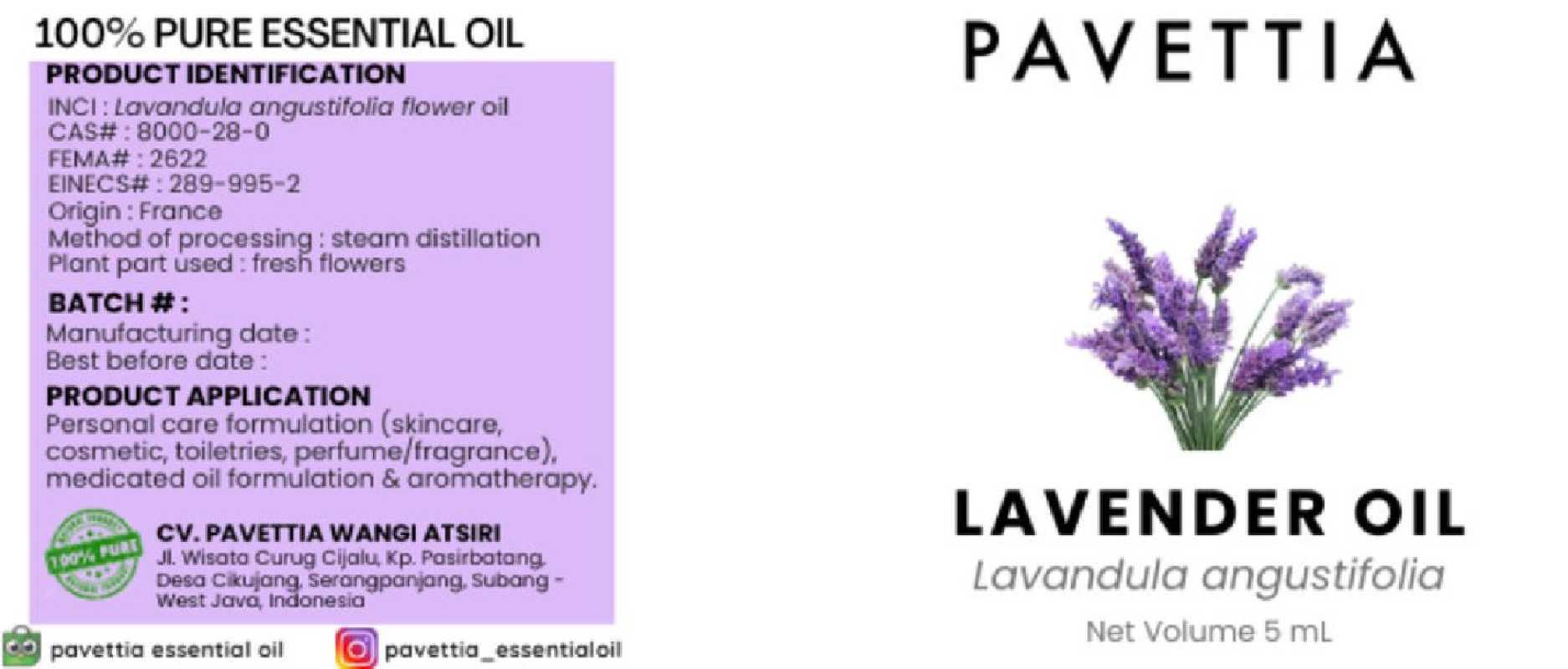Jual 5 Ml Sampel - True Lavender / Lavender Oil (lavandula Angustifolia ...
