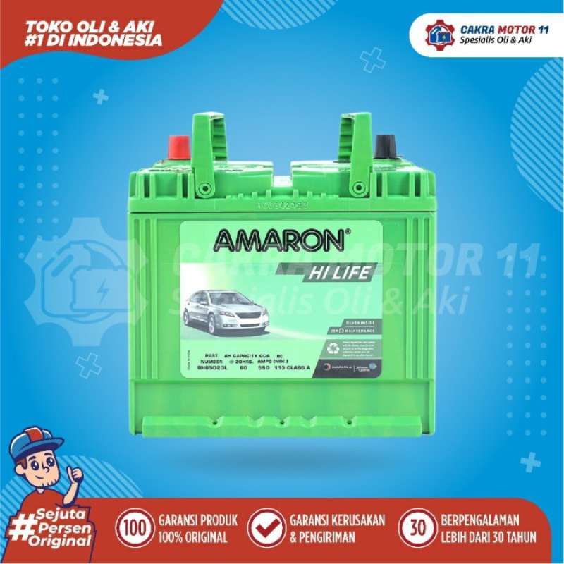 Promo Aki Innova Lama Amaron Hilife 55d23l / 85d23l 60ah Promo Diskon 8 ...