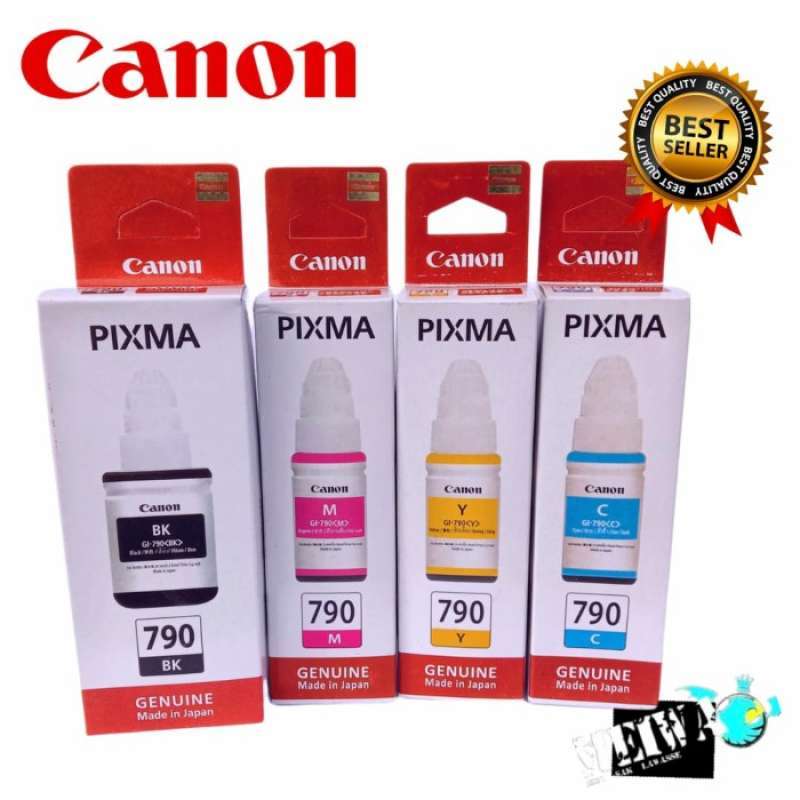 Promo 1 Set Tinta Printer Canon Pixma Gi 790 Original G1000 G2000 G3000 ...