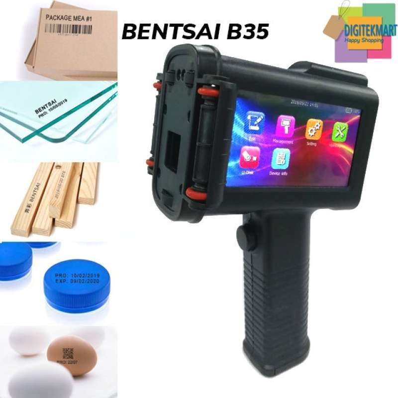 Promo Bentsai B35, 25,4mm Handjet Printer, Solvent Based Ink Diskon 9% ...
