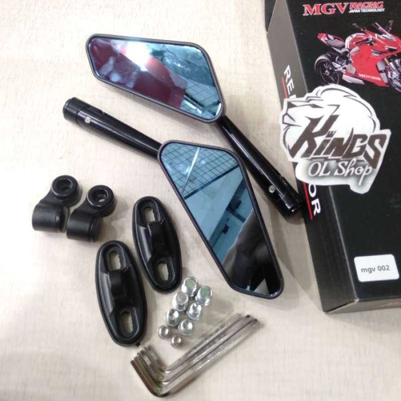 Promo Spion Motor Variasi Ninja Kaca Biru Terbaru Diskon 39% Di Seller ...