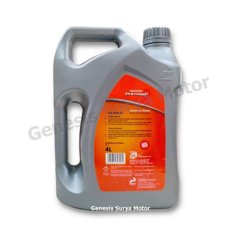 Jual Oli Prima Xp 20w40 4l Galon Pertamina Oil Di Seller Genesis Surya ...