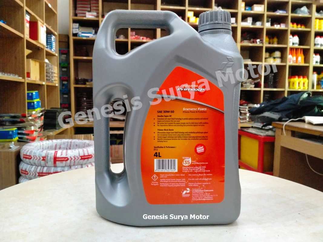 Jual Oli Prima Xp 20w40 4l Galon Pertamina Oil Di Seller Genesis Surya ...