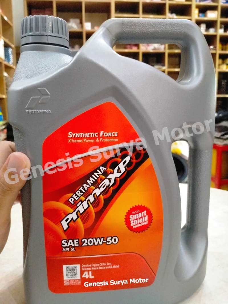 Jual Oli Prima Xp 20w40 4l Galon Pertamina Oil Di Seller Genesis Surya ...