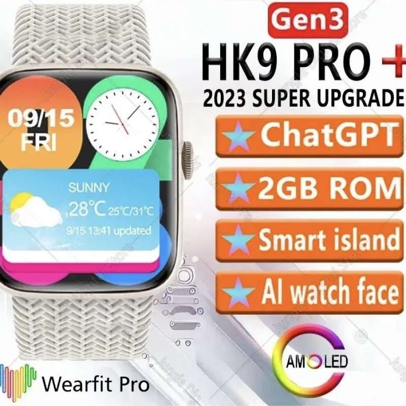 Promo Smart Watch Hk9 Pro Plus Gen 3 Amoled Display Ai Watch Faces ...