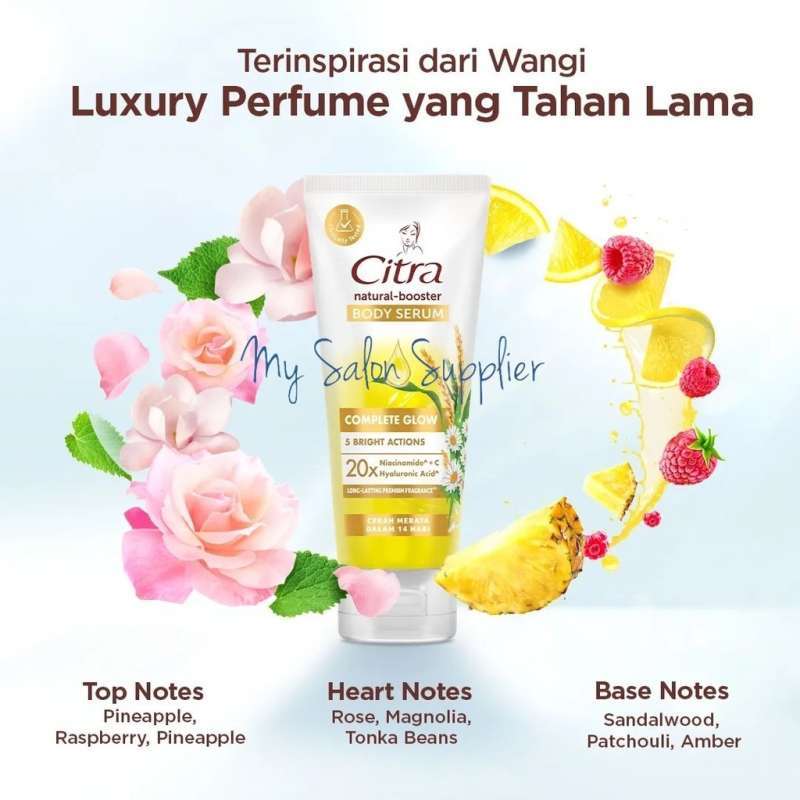 Jual Citra Natural Booster Body Serum Lotion Complete glow 180ml Di ...