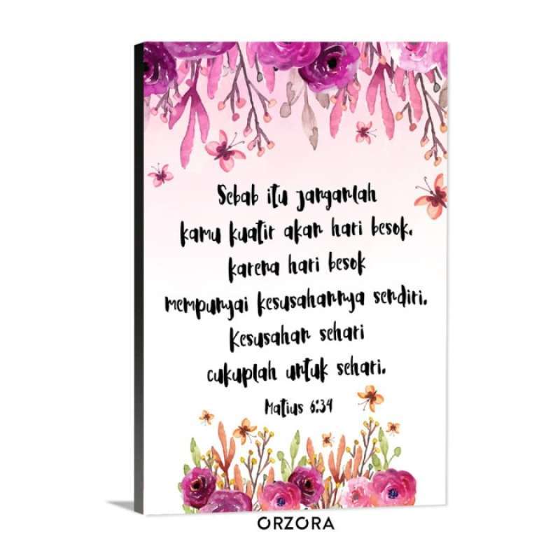 Promo Poster Rohani Kristen / Dekorasi Dinding /poster Inspirasi ...