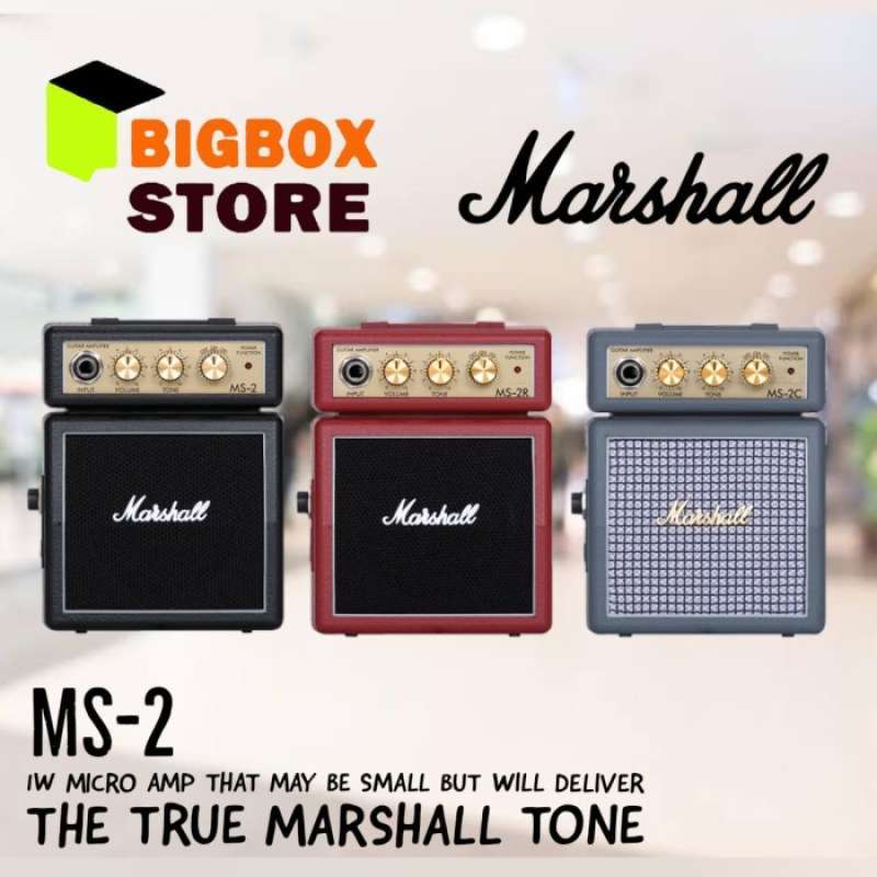 Promo Marshall Ms2 / Ms-2 Micro Amp Gitar Amplifier Diskon 23% Di ...