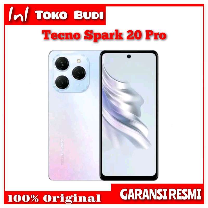 Jual Tecno Spark 20 Pro 12/256 Garansi Resmi - White 12/256 Di Seller Ini Toko Budi - Karet ...