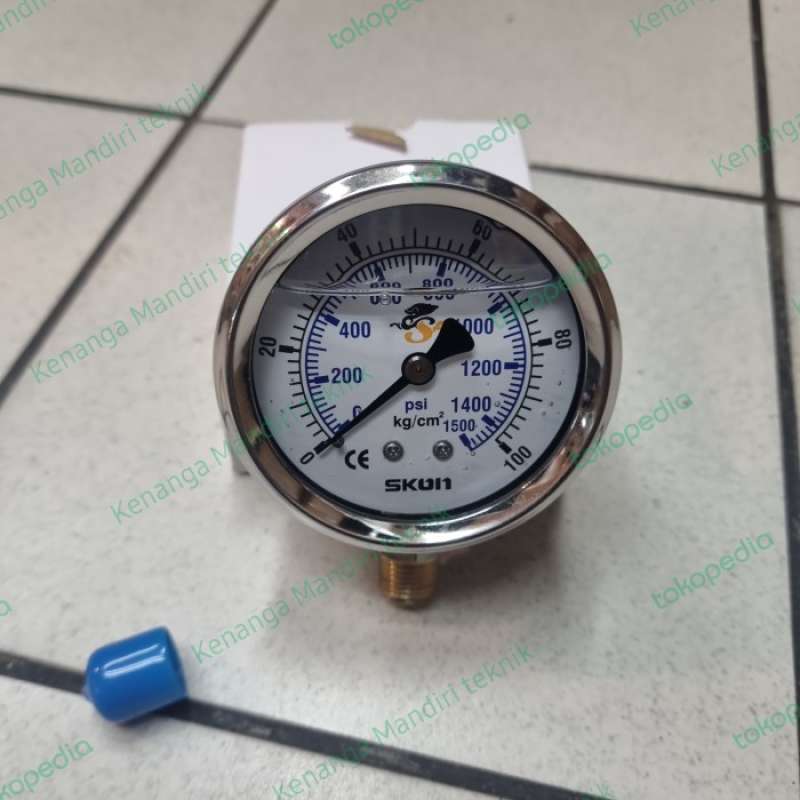Promo Pressure Gauge 100 Bar (kg/cmâ²) 2,5 Skon Diskon 23% Di Seller ...