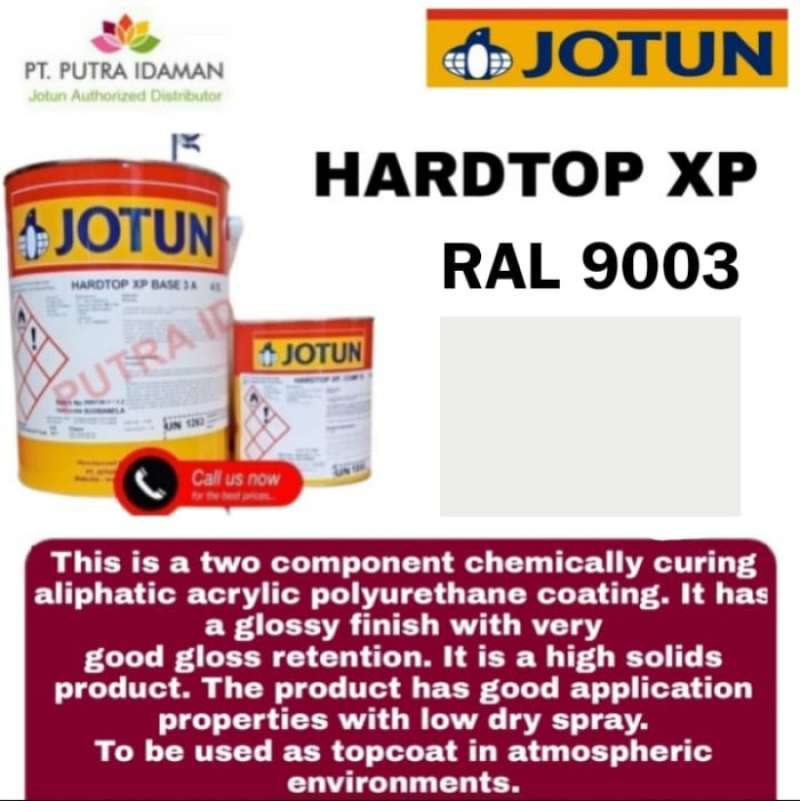 Promo Jotun Cat Hardtop Xp Ral 9003 5 Liter Diskon 23% Di Seller Dondon ...