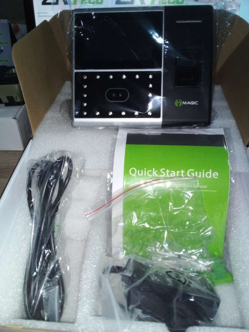 Promo Mesin Absensi Wajah Zkteco Uface 302 Fingerprint Rfid Pin Baru ...