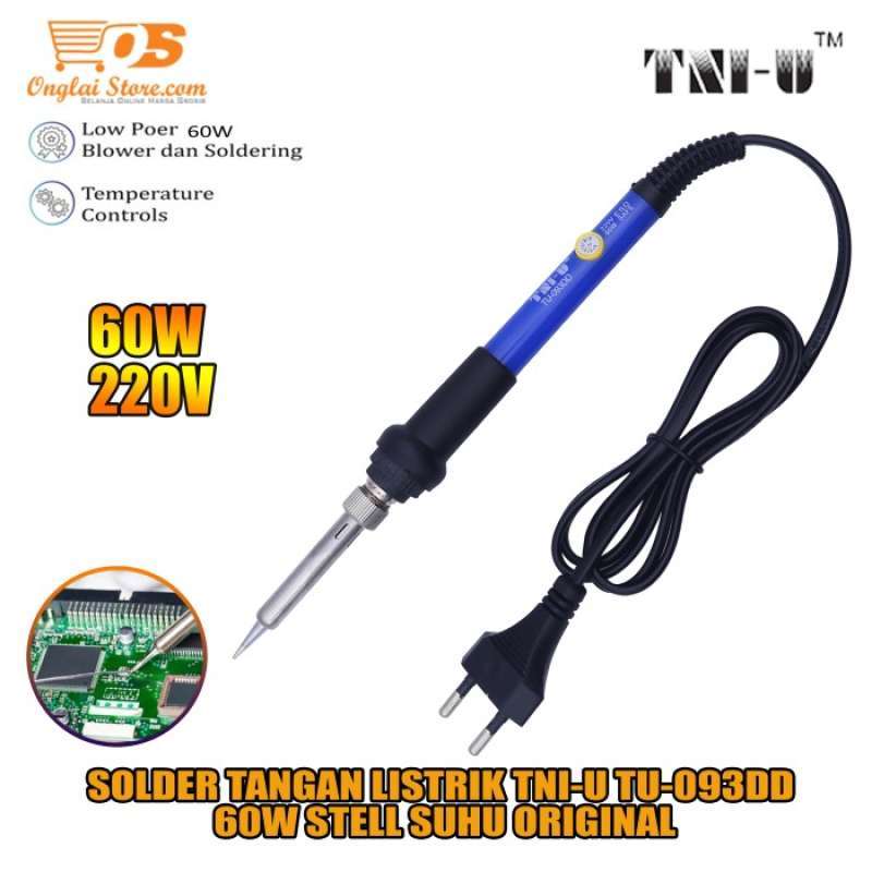 Promo Solder Tangan Listrik Tni-u Tu-093dd Stell Suhu 60w Soldering ...