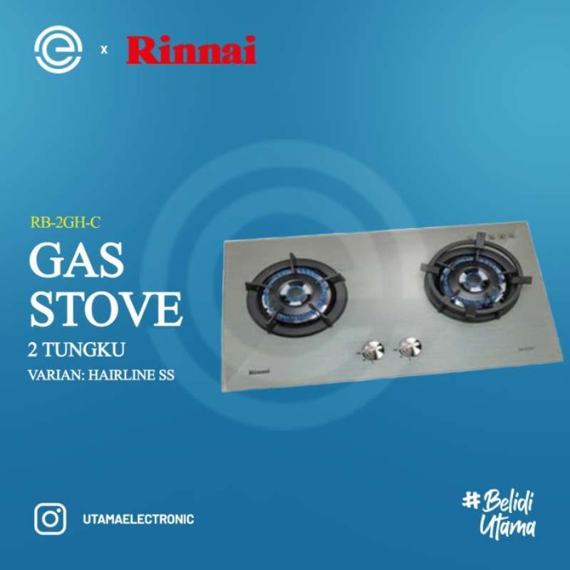 Promo Rinnai Kompor Kaca Tanam 2 Tungku Rb-2gh-c Terbaru Diskon 3% Di Seller Sn Market ...