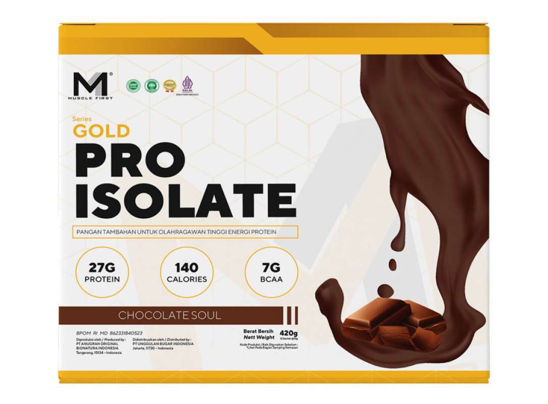 Jual Muscle First Pro Isolate Box Series Isi 12 Sachet Whey Isolate ...