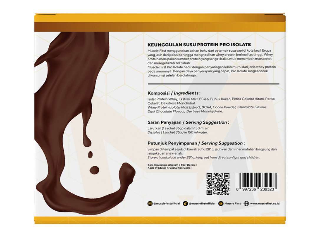 Jual Muscle First Pro Isolate Box Series Isi 12 Sachet Whey Isolate ...