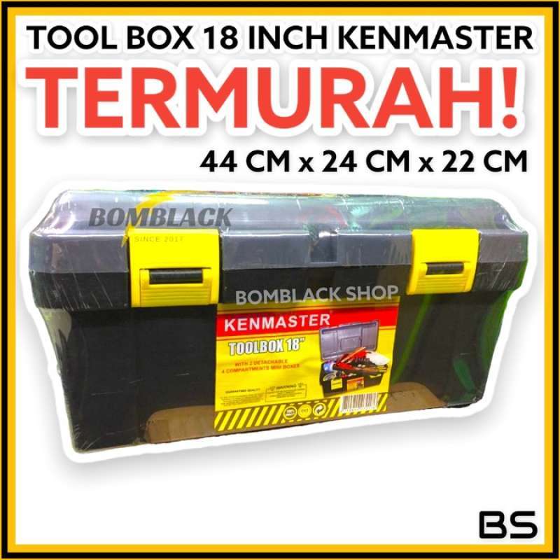 Promo Tool Box Besar 18 Kenmaster/ Toolbox Kotak Peralatan Perkakas ...