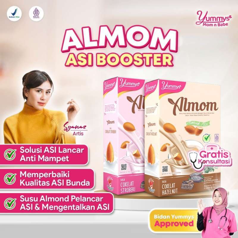 Jual Almom Box Pelancar Asi Busui Dan Tm 3 | Susu Almond Asi Booster Banjir Dan Lancar | Enak ...