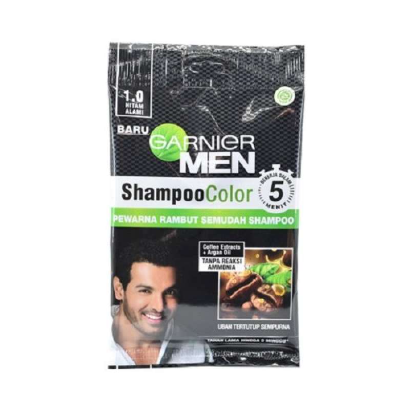Jual Garnier Man Shp Color Shade Black Sach 50gr Di Seller Hypermart ...