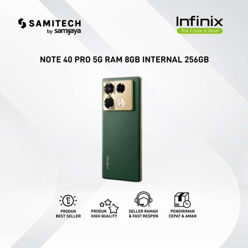 Promo Infinix Note 40 Pro 5g 8/256gb Garansi Resmi -green Diskon 5% Di ...