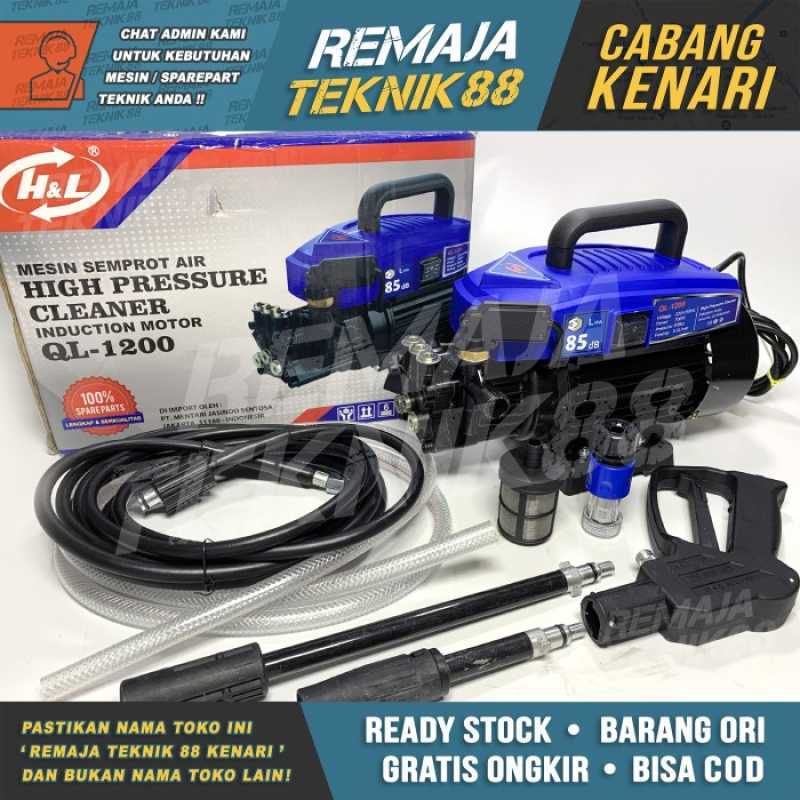 Promo Jet Cleaner H&l Ql 1200 Ql1200 Alat Mesin Steam Cuci Mobil Motor Ac Hl Diskon 23% Di ...