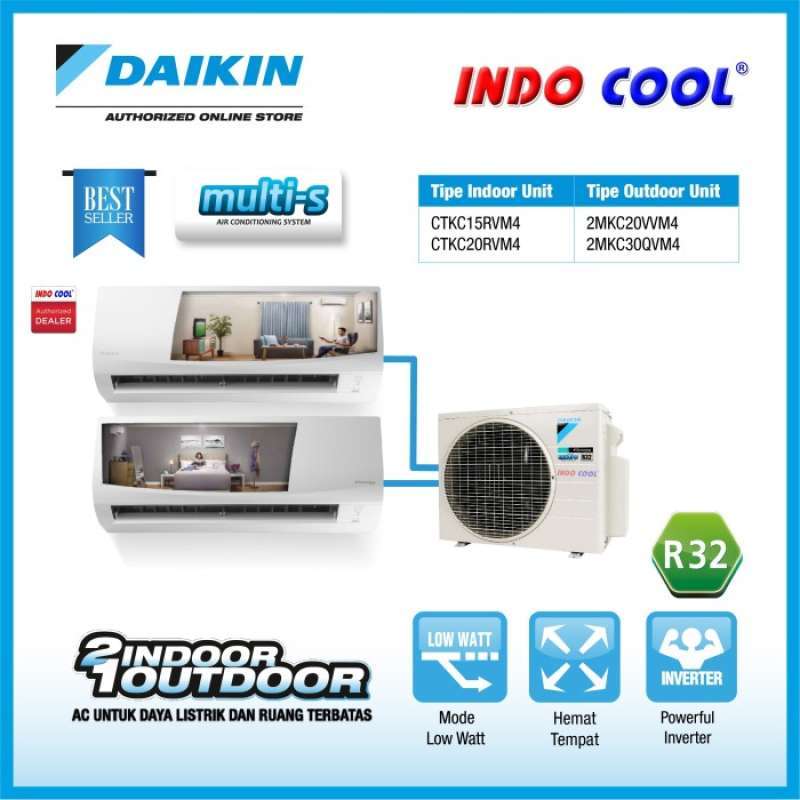 Jual Ac Daikin Multi S 1/2pk + 3/4pk Di Seller Sn Market - Cengkareng Barat-2, Kota Jakarta ...