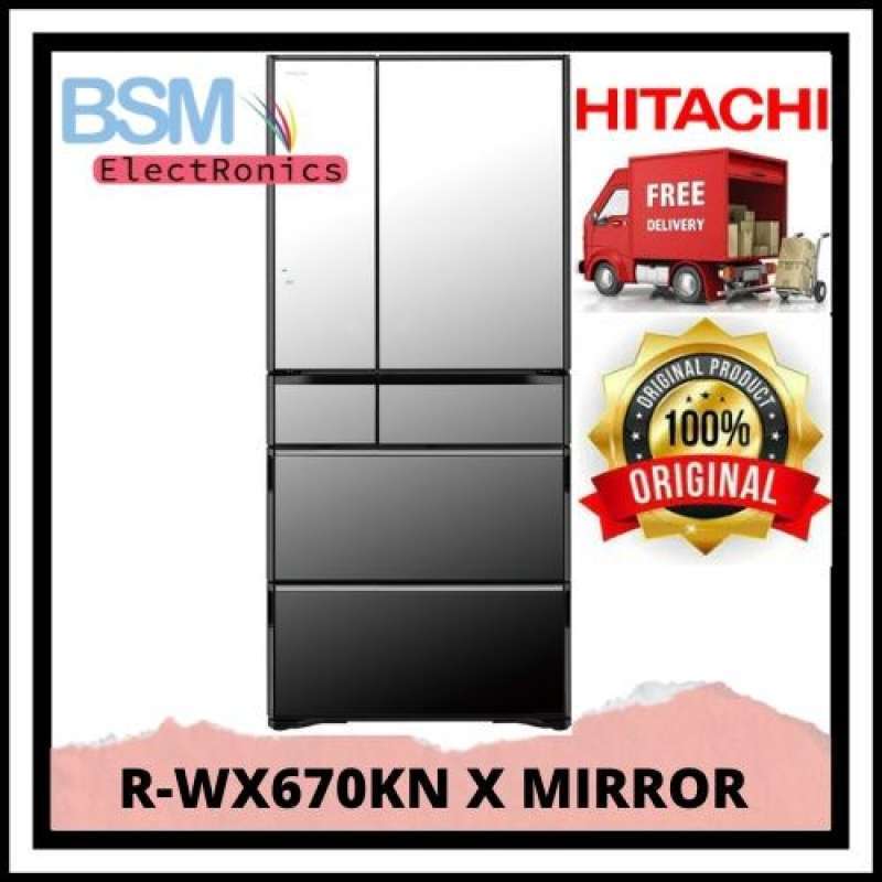Jual Hitachi R-wx670kn X Kulkas Refrigerator Multi Door 670l Japan Di ...