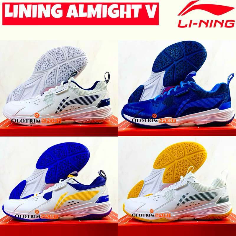 Promo Sepatu Badminton Lining Almighty V 5 Original Diskon 10% Di ...