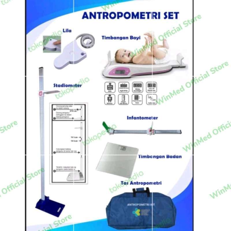 Promo Antropometri Kit Set Lengkap Diskon 23% Di Seller Devide Store ...