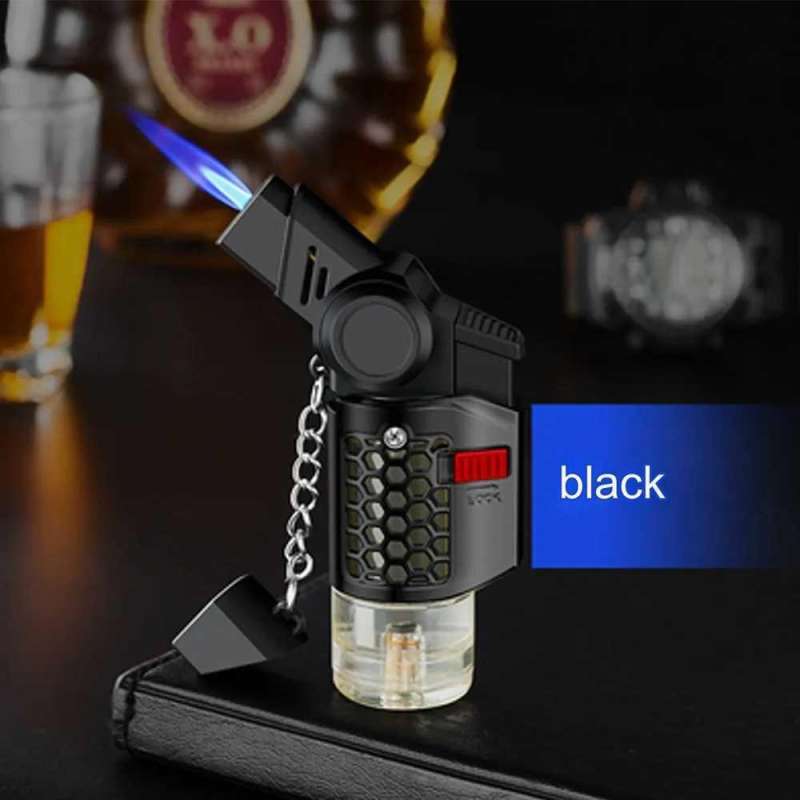 Jual Torch Butane Gas Lighter Blue Flame Windproof Adjustable F151 ...