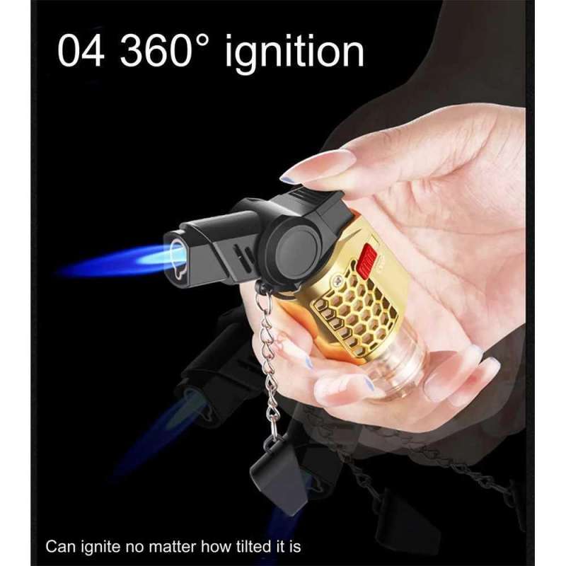 Jual Torch Butane Gas Lighter Blue Flame Windproof Adjustable F151 ...