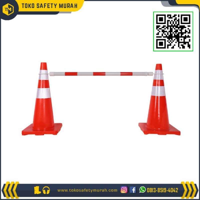 Promo Cone Bar Retractable Stick Penghubung Cone/ Palang Traffic Cone ... Promo Cone Bar Retractable Stick Penghubung Cone/ Palang Traffic Cone ...