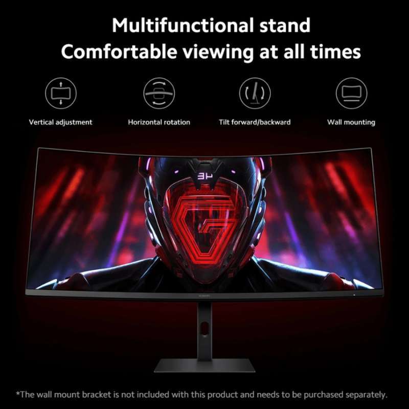 Jual Monitor Ultrawide Led Xiaomi G34wqi 34 3440x1440 Wqhd 180hz 1ms ...
