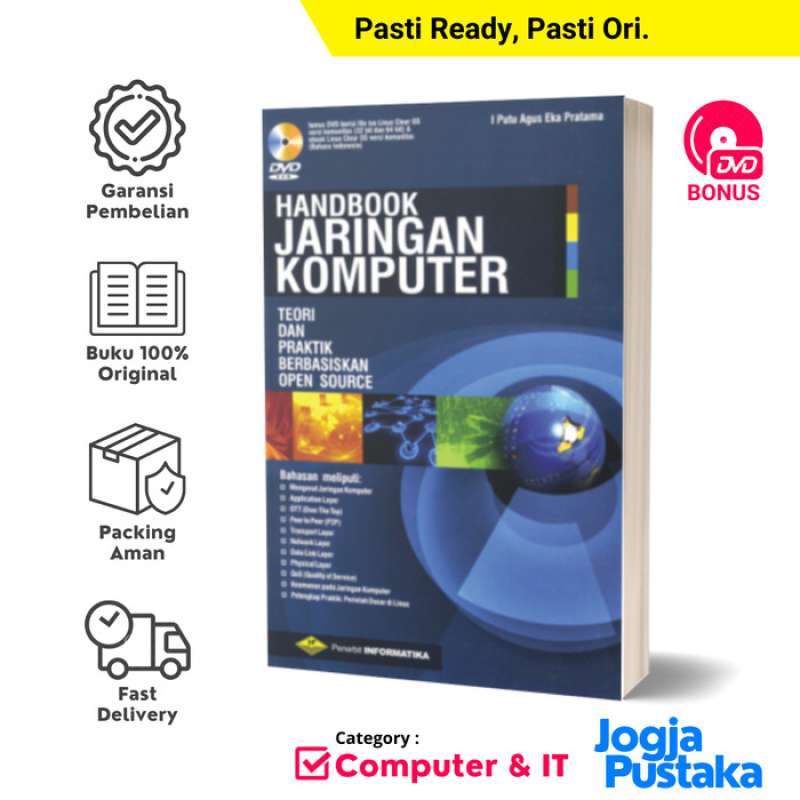 Promo Handbook Jaringan Komputer (te Dan Praktik Berbasiskan Open ...