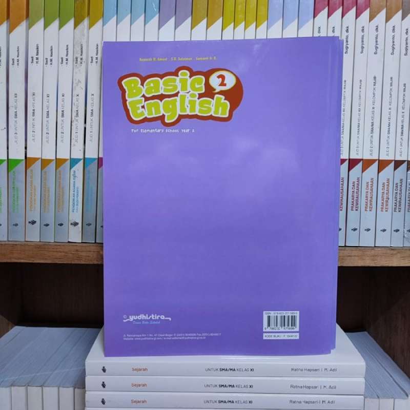 Promo Buku Basic English Kelas 2 / Ii Sd Kurikulum Merdeka Yudhistira ...