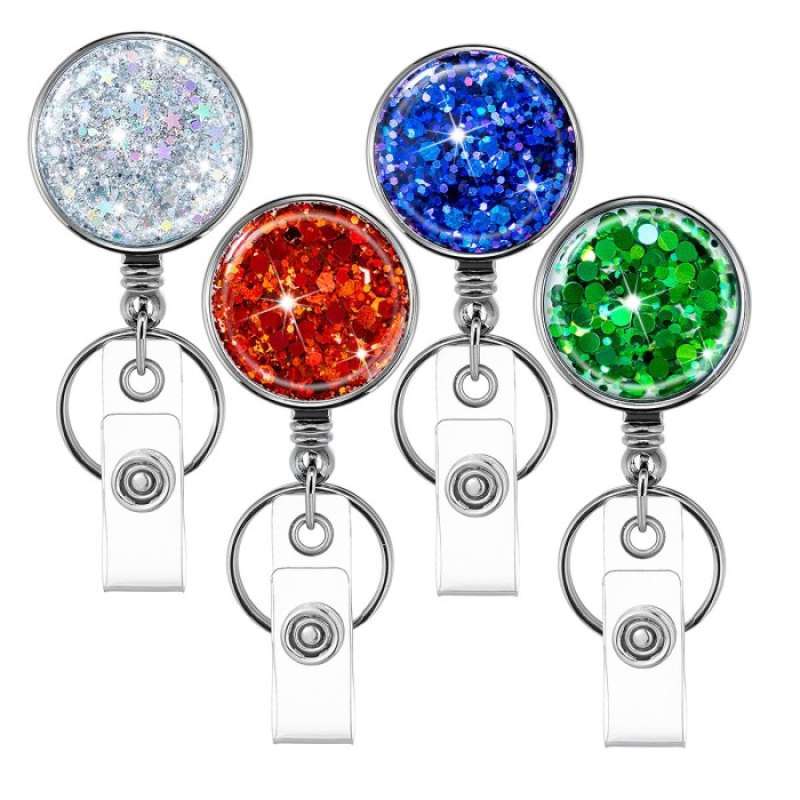 Promo Retractable Badge Reels Gantungan Kunci Retractable Telescopic ...
