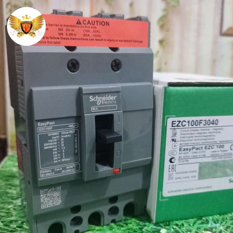 Promo Mccb Schneider Breaker Ezc100f 3p 40a Ezc100f3040 3phase 40 A 3 Phase Diskon 23% Di Seller ...