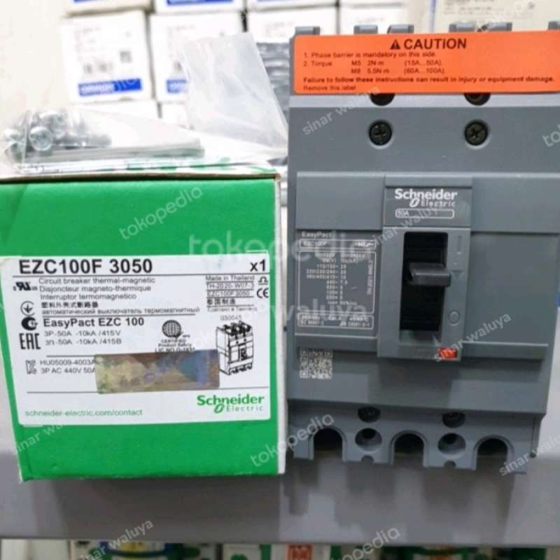 Promo Mccb Schneider Ezc100f 10ka 20a 30a 40a 50a Diskon 23% Di Seller Darmaroca - Cengkareng ...