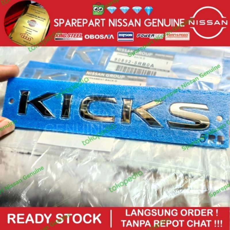 Promo Bagasi Kicks P15 Belakang Logo Ornament 100% Nissan Diskon 23% Di ...