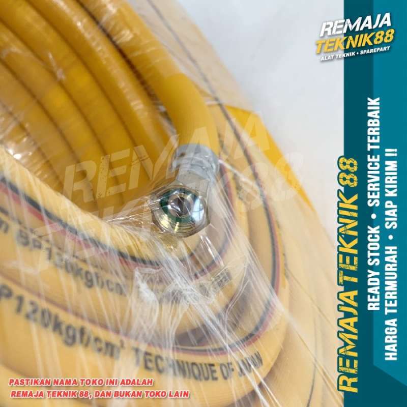 Promo Selang Kompresor Angin Kuning 100 Meter St Helena High Pressure ...