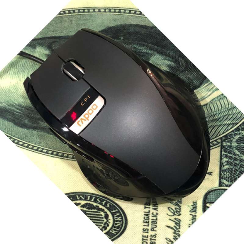 Promo Mouse Gaming Rapoo V1 2400dpi Optical Gaming Mouse Usb Diskon 23% ...